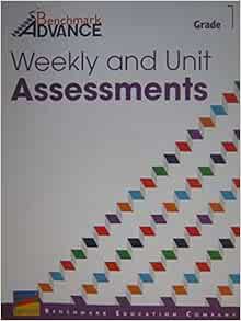 Benchmark Advance Grade 1 Weekly and Unit Assessments: Benchmark ...