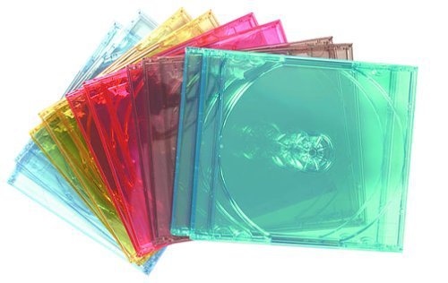 Maxell CD-350 CD Jewel Cases, Assorted Colors, 10 Pack | Amazon price ...