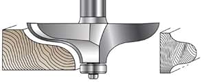 MLCS Traditional Table Edge Router Bit 1/2" Shank - Table Edge And ...