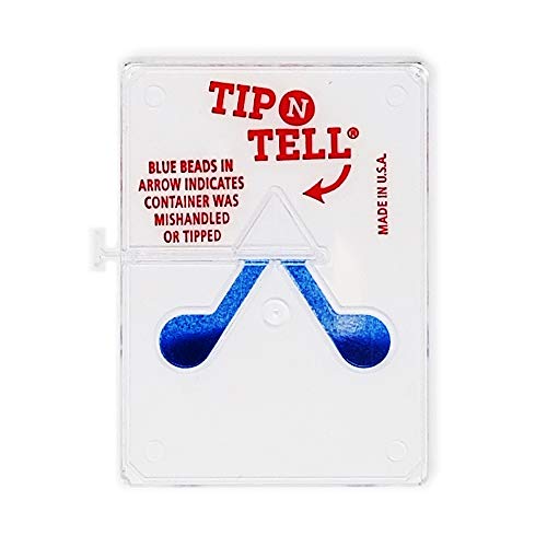 Tip-N-Tell Indicator Pack of 100 (Clear), Protect Your Shipments from ...