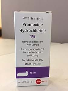 Amazon.com: Pramoxine Hydrochloride 1% Hemorrhoidal Foam: Health ...