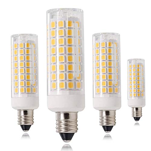 E11 LED Bulb, E11 Mini Candelabra Base, 8W Warm White 75W 100W ...