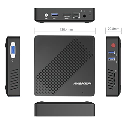 MINISFORUM N40 Mini PC Fanless Silent Desktop Computer 4GB RAM, 64GB ...
