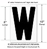 8" on 10 inch Outdoor Rigid Marquee Sign Letters - 300 Count in Kuwait ...