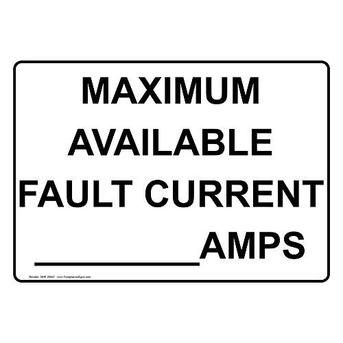 Available Fault Current Label - Ythoreccio