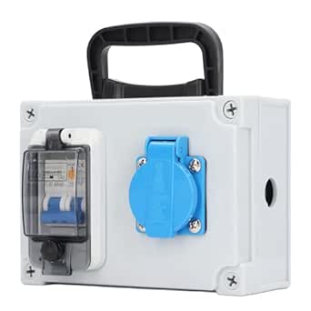 RCBO RCD, 1P+N AC 230V 40A Waterproof Cover Circuit Breaker Power ...
