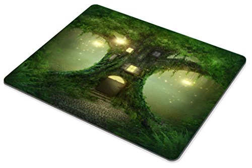 Smooffly Gaming Mouse Pad Custom,Fantasy Tree House Personality Gaming ...