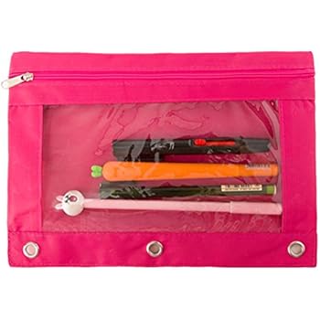 Amazon.com : Staples 3-Ring Pencil Pouch, Black : Office Products