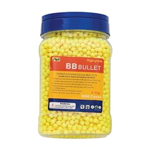 Amazon.com : 5000 Count 6mm Airsoft BB Bullets : Airsoft Bbs : Sports ...