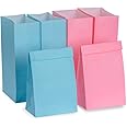 Amazon.com: AWELL Small Party Favor Paper Bag Wrapped Treat Goody Snack ...