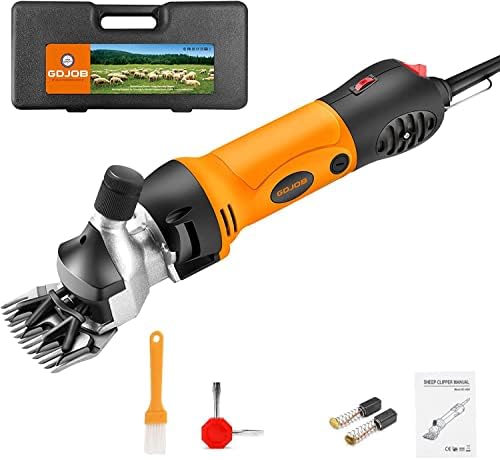 FMQSHOP Electric Professional Sheep Shears,6 Speed Sheep Clippers 550W ...
