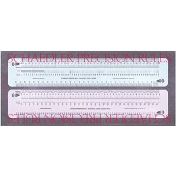 Amazon.com : Schaedler Ruler 46-DP - Set of 2 : Office And School ...