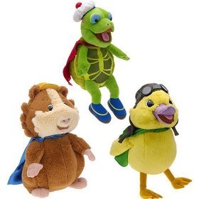 Fisher-Price Wonder Pets Set of 3 Linny, Tuck, Ming Ming 10 inch Plush ...