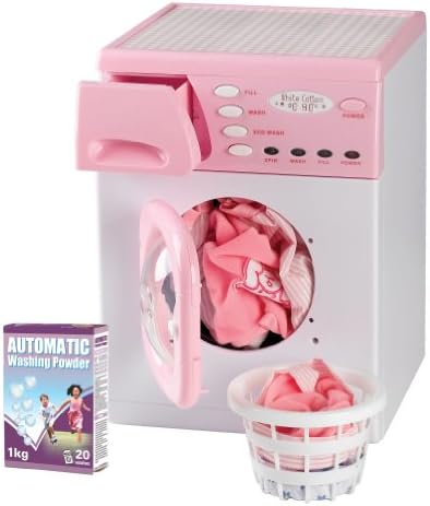 Casdon Pink Washer | Pink Toy Washing Machine For Children Aged 3 ...