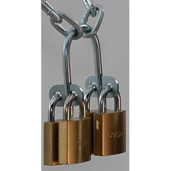 Gate Keeper 2, 3 or 4 Gate padlock multi-access shared - - Amazon.com