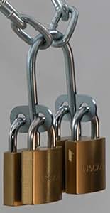 Gate Keeper 2, 3 or 4 Gate padlock multi-access shared - - Amazon.com