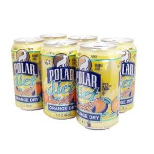 Amazon.com : Polar Diet Orange Dry 4 - 6pk of 12oz Cans : Soda Soft ...