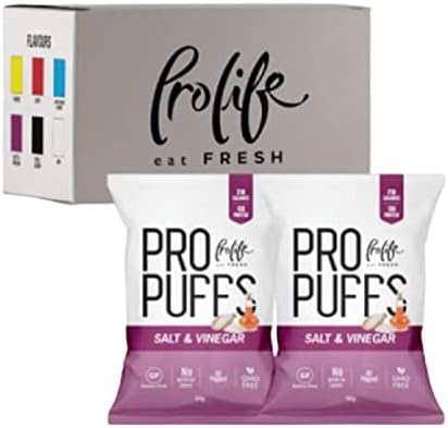 Pro Life Pro Puffs Salt & Vinegar (20 pieces in Box) (20 x 50grms ...