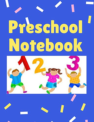 Preschool Notebook: Preschool Handwriting Workbook | Preschool Activity ...