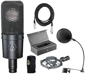 Amazon.com: Audio-Technica AT4040 Cardioid Condenser Microphone Bundle ...