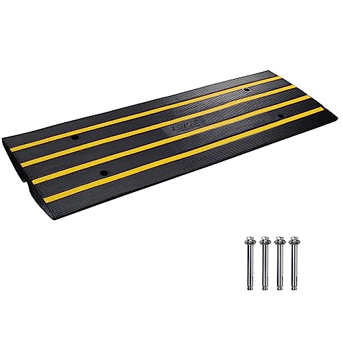 VEVOR Rubber Driveway Curb Ramp 1 Pack, Heavy Duty 33069lbs Capacity ...