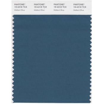 PANTONE Smart 19-4318X Color Swatch Card, Mallard Blue - House Paint ...