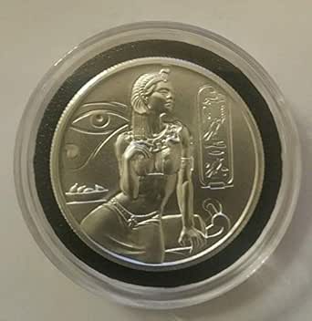 Amazon.com: 2 oz Elemetal Egyptian God Series Cleopatra High Relief ...