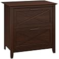Amazon.com: Bush Furniture Key West 2 Drawer Lateral File Cabinet in Bing Cherry : Office Products