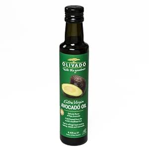 Amazon.com : Olivado Extra Virgin Avocado Oil (250 ml) : Avacado Oil ...