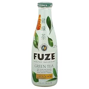 Amazon.com : Fuze Green Tea, 18.5-Ounce Bottles (Pack of 12) : Grocery ...