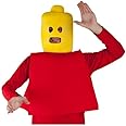 Amazon.com: Generic Adult Building Block Man Costume, Red : Clothing ...