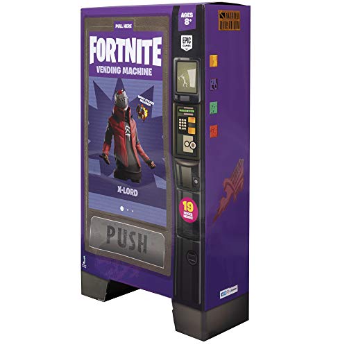 Fortnite Vending Machine, Features 4 Inch X-Lord Action Figure ...