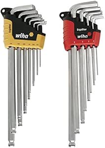 Wiha 66992 MagicRing Ball End Hex L-Key Set In Holders, 22 Piece: Amazon.com.mx: Herramientas y ...