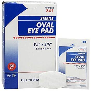 Amazon.com: Sterile Eye Pad - Large - Box of 50: Industrial & Scientific