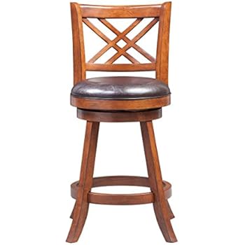 Amazon.com: Boraam 65724 Porto Counter Height Swivel Stool, 24-Inch ...