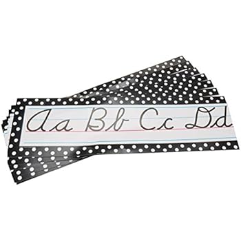 Amazon.com : Teacher Created Resources Cursive Chart, Multi Color (7688 ...