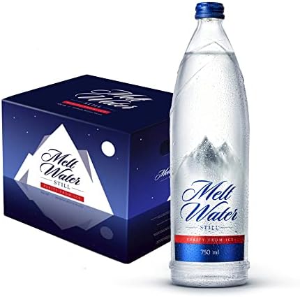 Melt Still Water, Glass Bottle 750ML (Pack of 12) | 100% Natural ...