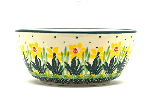 Polish Pottery Bowl - Ice Cream/Dessert - Daffodil - Polish Pottery ...