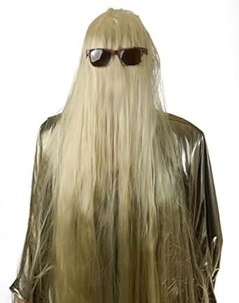 Amazon.com: Cousin It Wig | 5 Foot Long Blonde Cousin Itt Wig, Addams ...