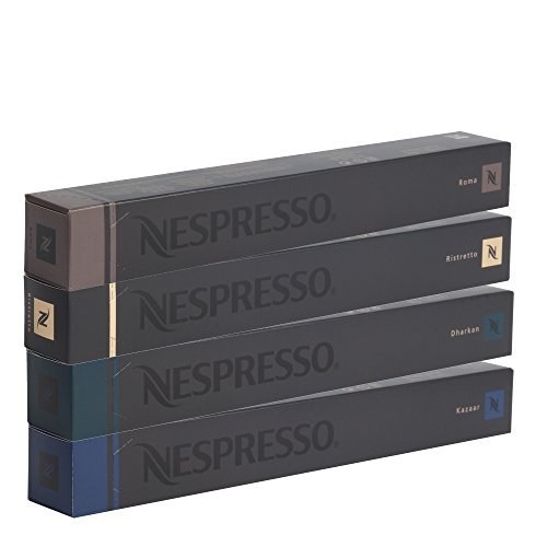 40 Nespresso OriginalLine Capsules: Roma 10, Ristretto 10,