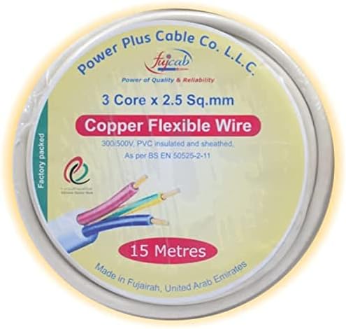 fujcab As Per Standard BSEN 50525-2-11 Copper PVC Insulated & Sheathed ...