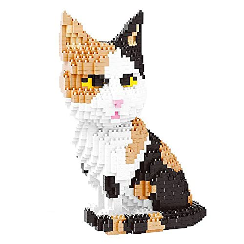 ISeeSee Mini Cat Building Blocks Pet Building Toy Bricks Micro Mini ...