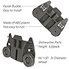 4 Pack WPW10195417 Dishwasher Wheels Lower Rack for kenmore, whirlpool ...