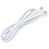 Amazon.com: NEORTX RJ11 to RJ11 Cable 5ft, 1.5 Meters Phone Cord ...