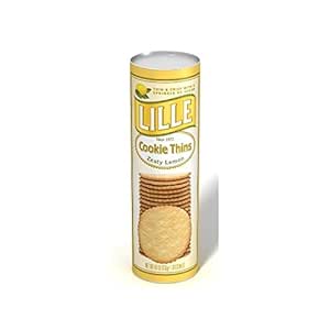 Lille Cookie Thins Classic Original 4.6 OZ 38 Cookies (Lemon): Amazon ...