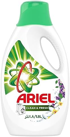 Ariel Automatic Power Gel Laundry Detergent, Clean & Fresh Scent, 1.8L ...