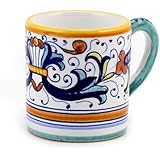 Amazon.com | Hand Painted Italian Ceramic Mug Raffaellesco - Handmade ...