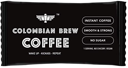 Colombian Brew Coffee Pure Instant Coffee Sachets, Pack of 180: Amazon ...