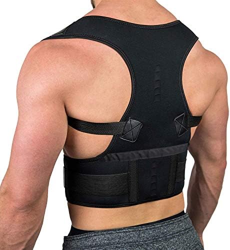 سعر Thoracic Back Brace Posture Corrector- Magnetic Lumbar Back Support ...