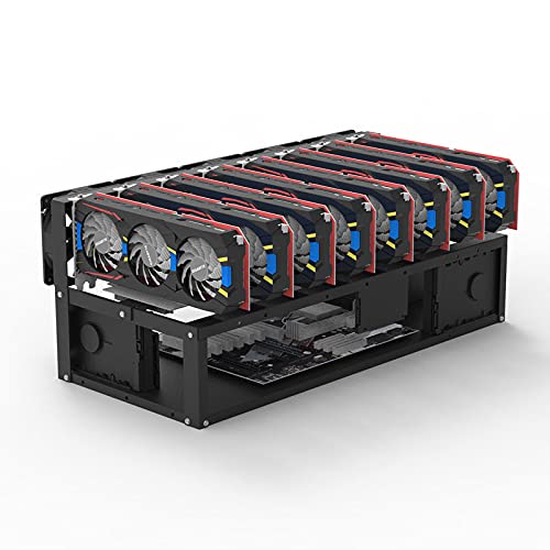 LCU Commerce Steel Open Air Miner Mining Frame Rig Case, Mining Rig ...